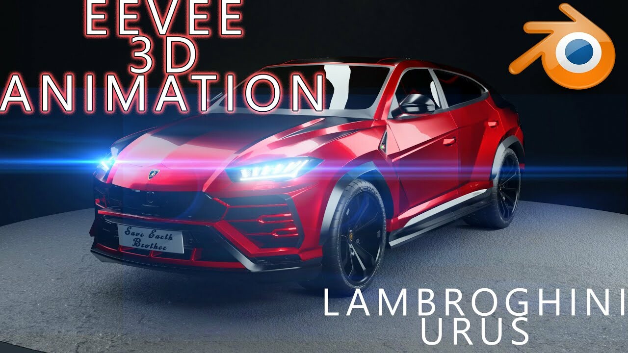ArtStation - 3D Animation- Lamborghini Urus 2018