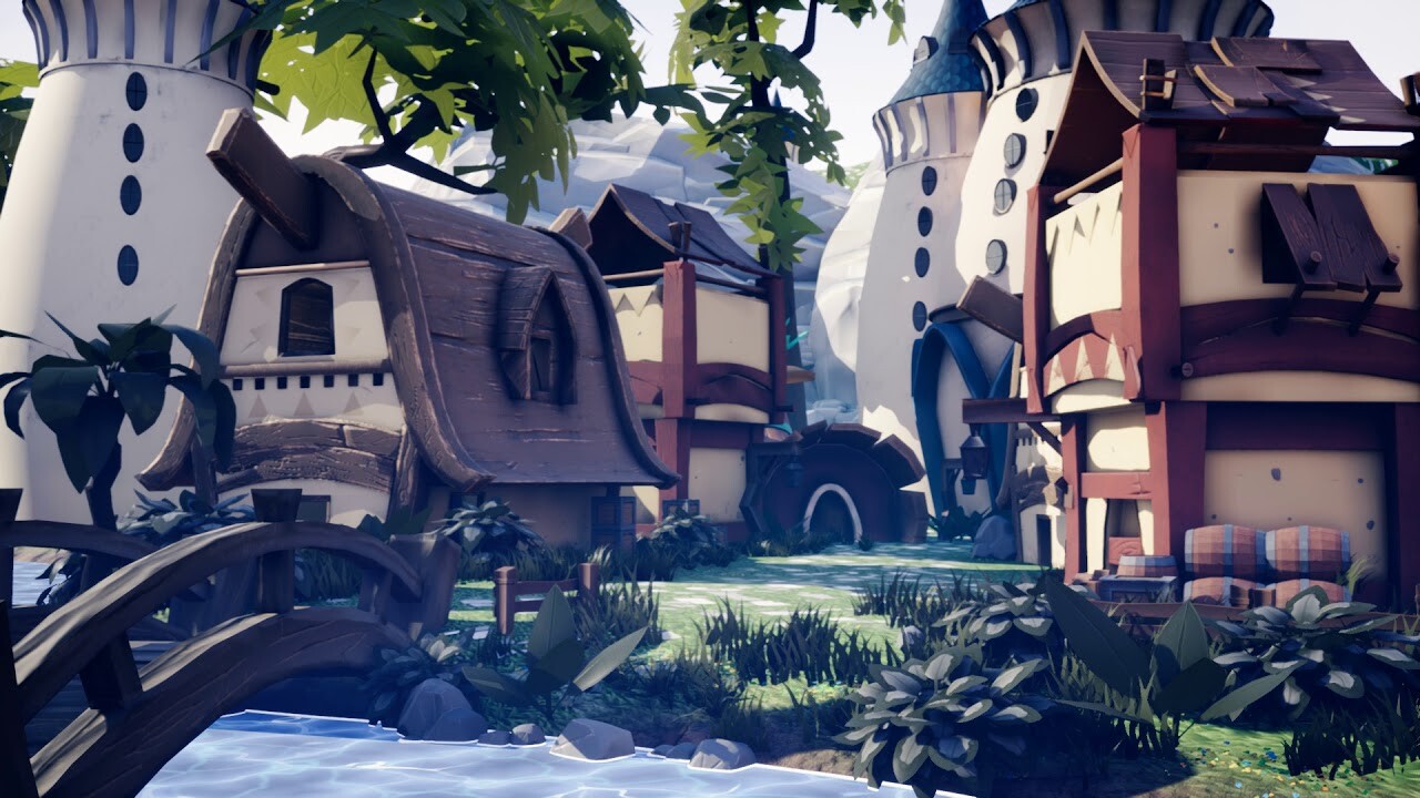 ArtStation - Secret Village ue4