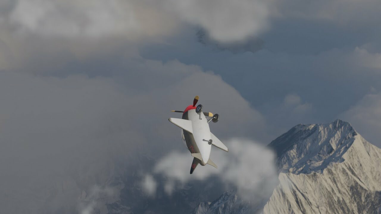 ArtStation - Flying plane animation