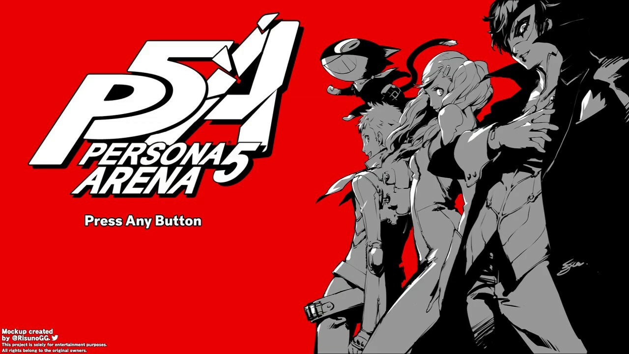 ArtStation - Persona 5 Arena - Character Select Screen Mockup