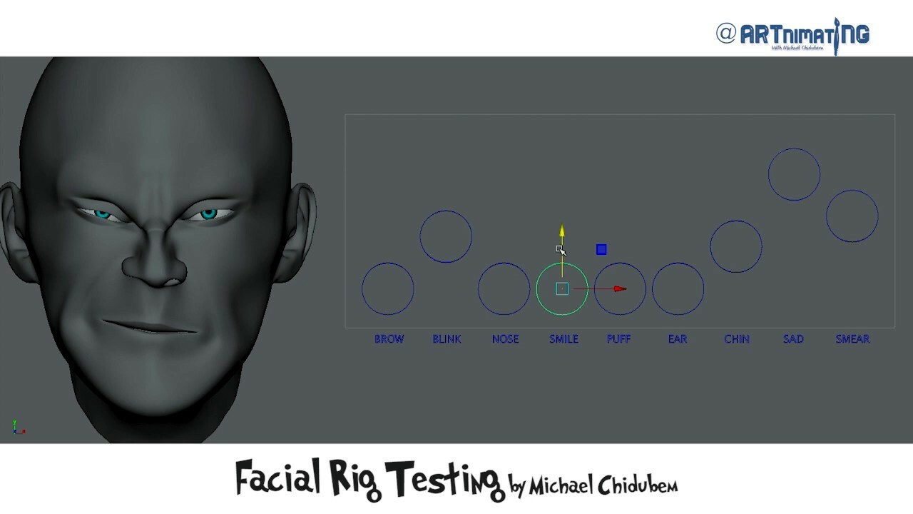 ArtStation - Facial Rig Testing