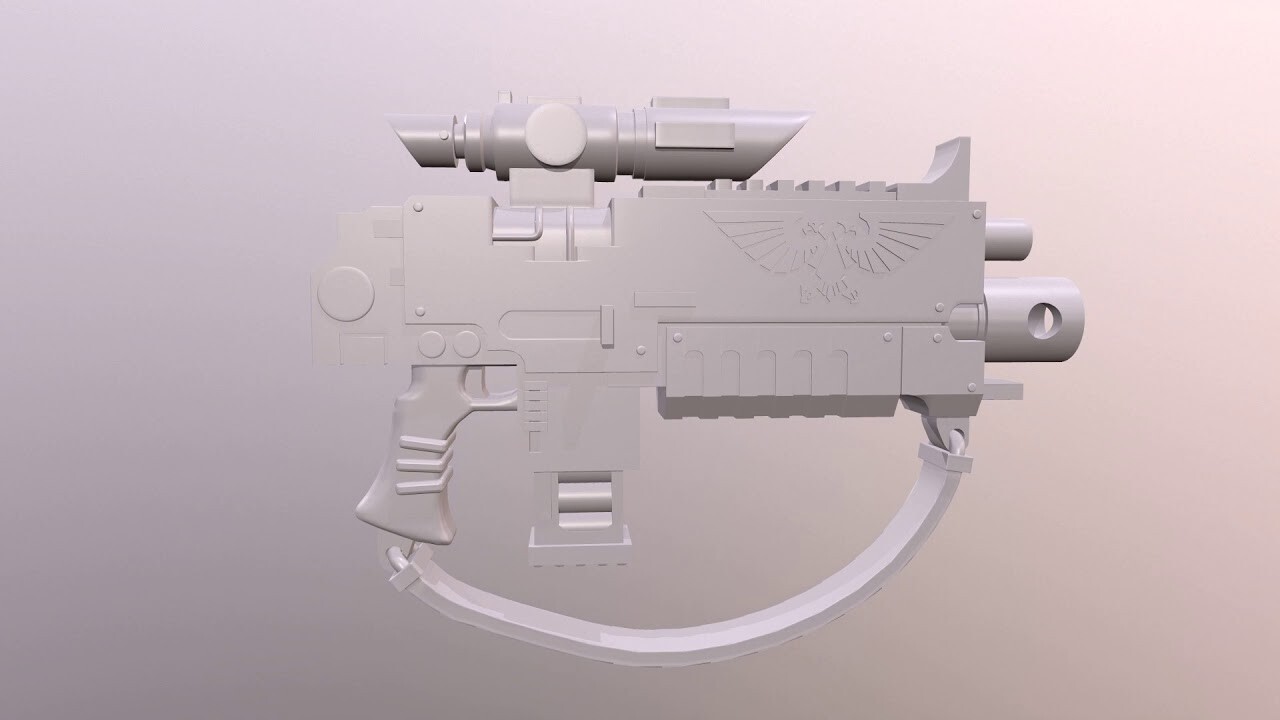ArtStation - Warhammer 40,000: Stalker Bolt Rifle