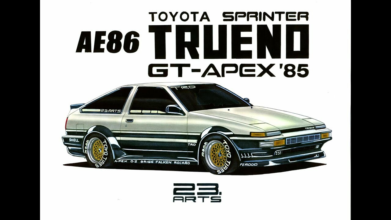 ArtStation - Toyota AE86