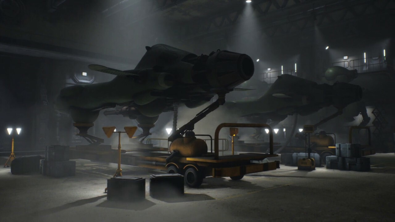 ArtStation - Maschinen Krieger Hangar