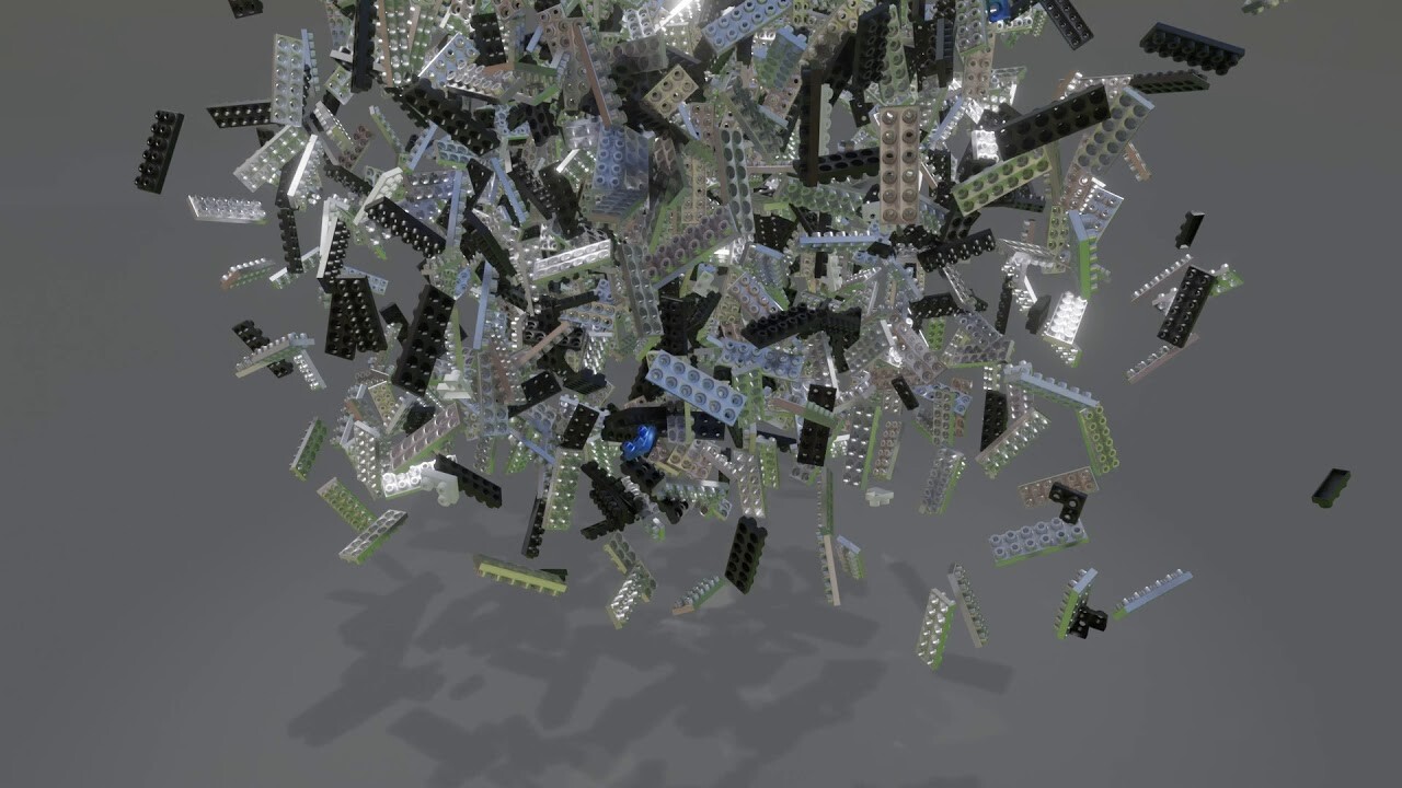 ArtStation - Brick house explosion animation