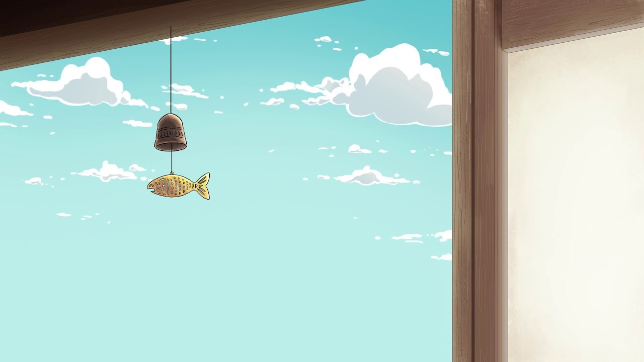 ArtStation - Wind Chime Minimal Animation