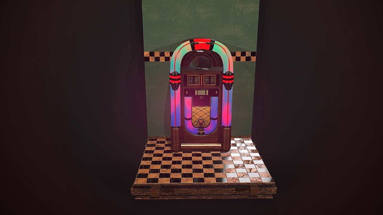 ArtStation - Ageing Jukebox