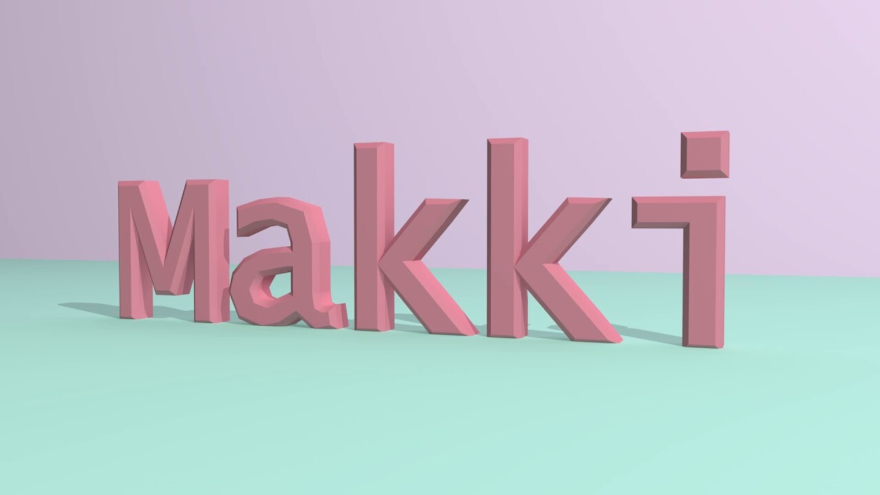 ArtStation - Makki, quick text animation