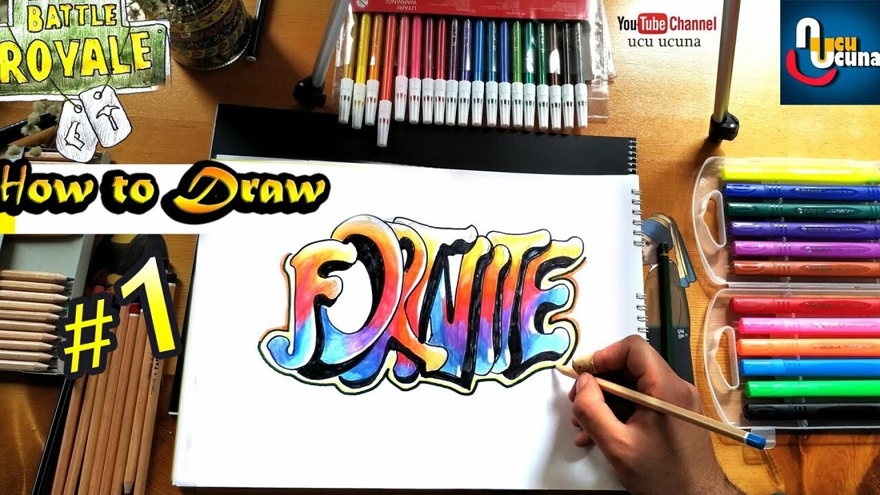 ArtStation - How To Draw Graffiti Fortnite