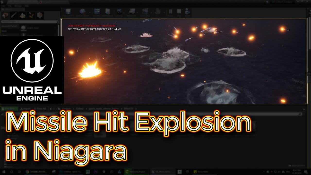 ArtStation - Missile Hit Explosion | Unreal engine Niagara Tutorial