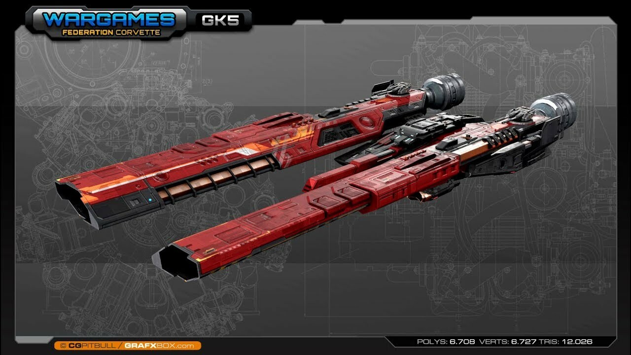 ArtStation - FEDERATION Corvette GK5