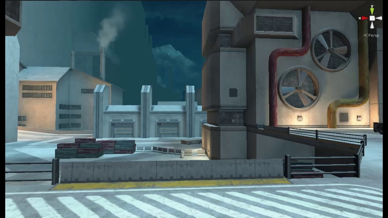 ArtStation - Effects on the Factory map