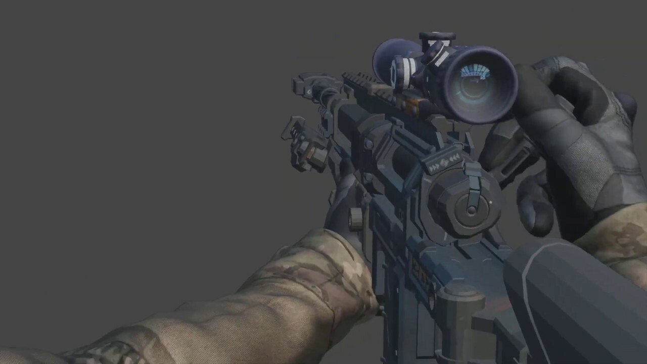 ArtStation - sniper shooting animation