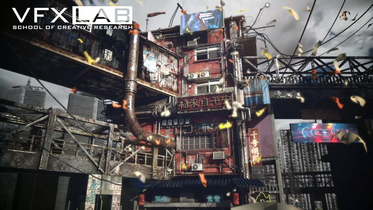 VFX LAB - 마야학원 VFXLAB 김세연 배경 3D모델링,라이팅 포트폴리오 / 마야학원, VFX학원,CG학원