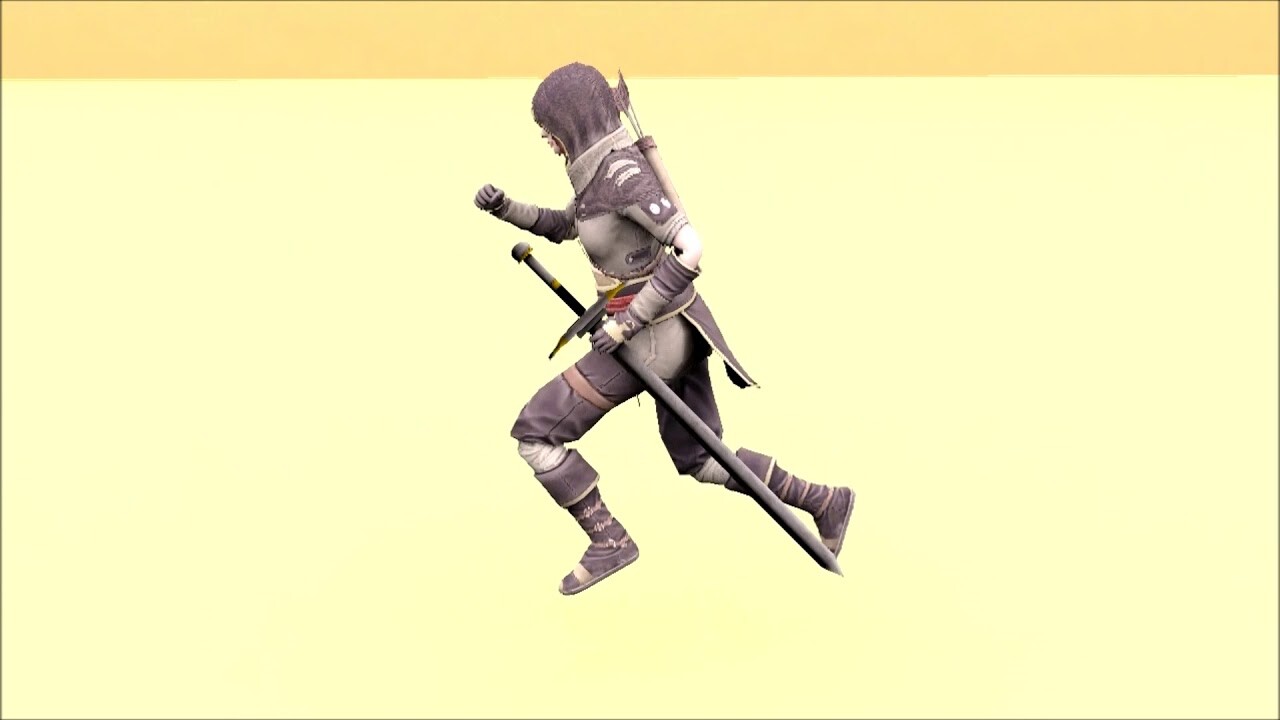 ArtStation - Akai run and walk cycles