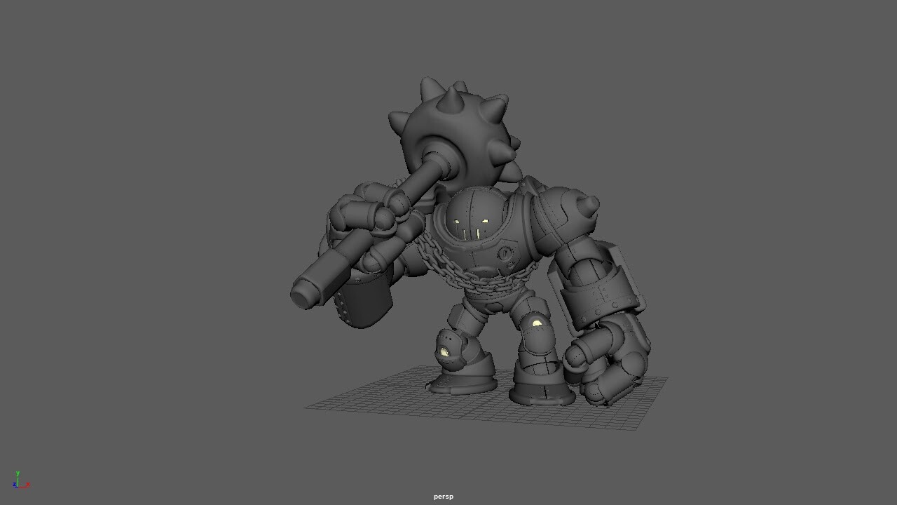 ArtStation - Metal Boss Idle