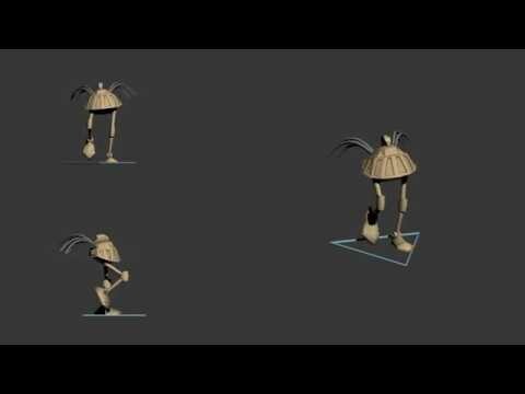 ArtStation - Robot walk cycle