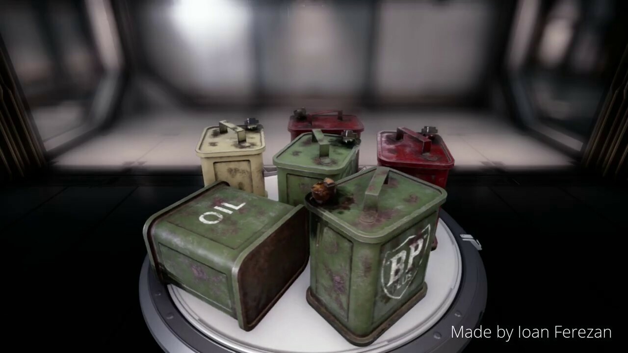 ArtStation - Jerry Can - Medium Size - UE4 ready - Low poly - 4k PBR
