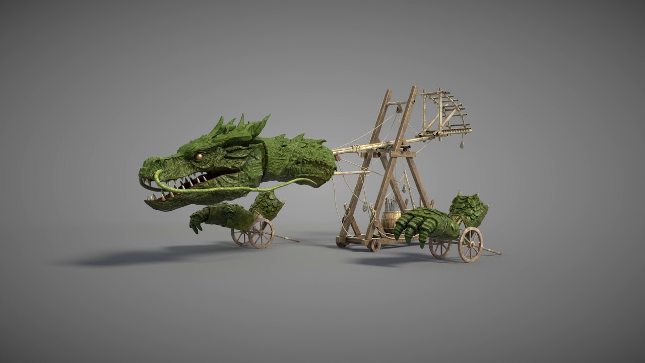 ArtStation - Mechanical dragon