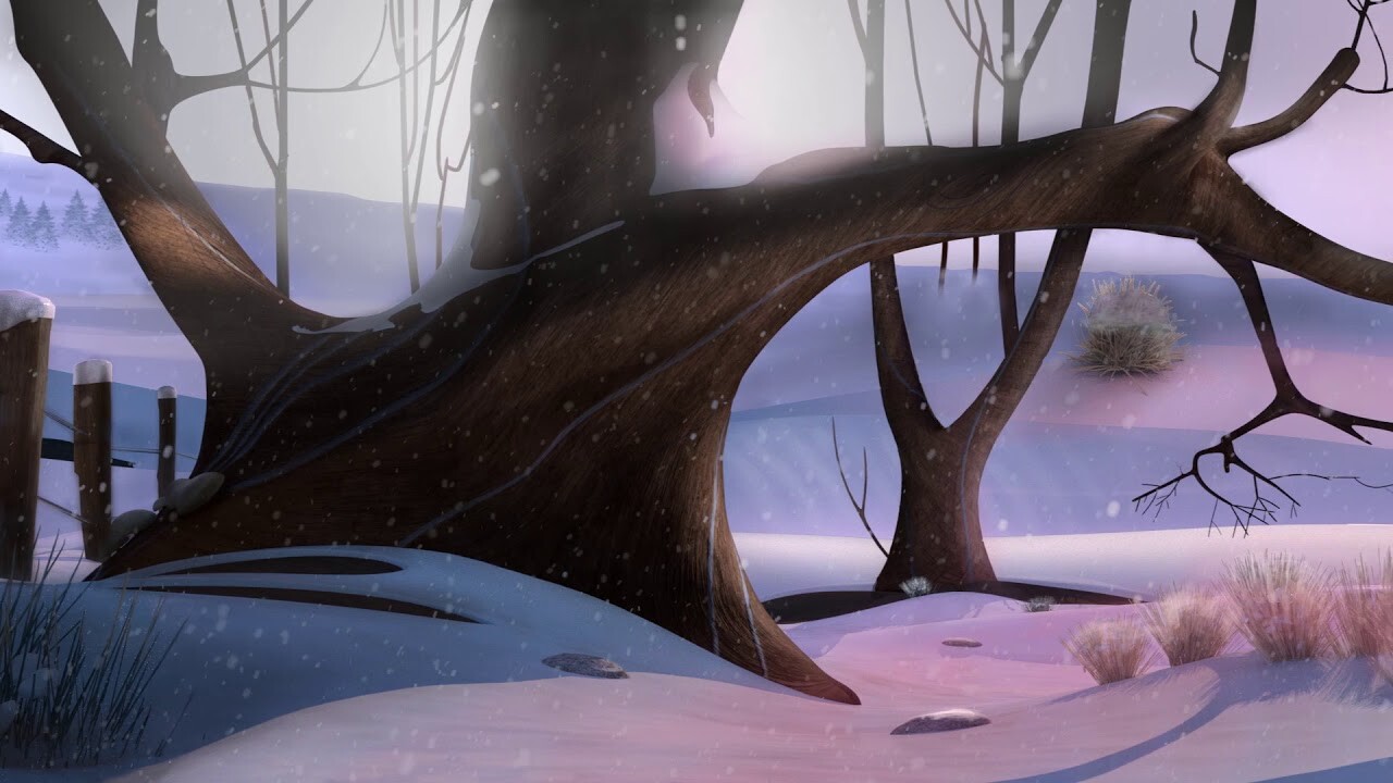 ArtStation - [3D] Snow decor 01 - Environment work