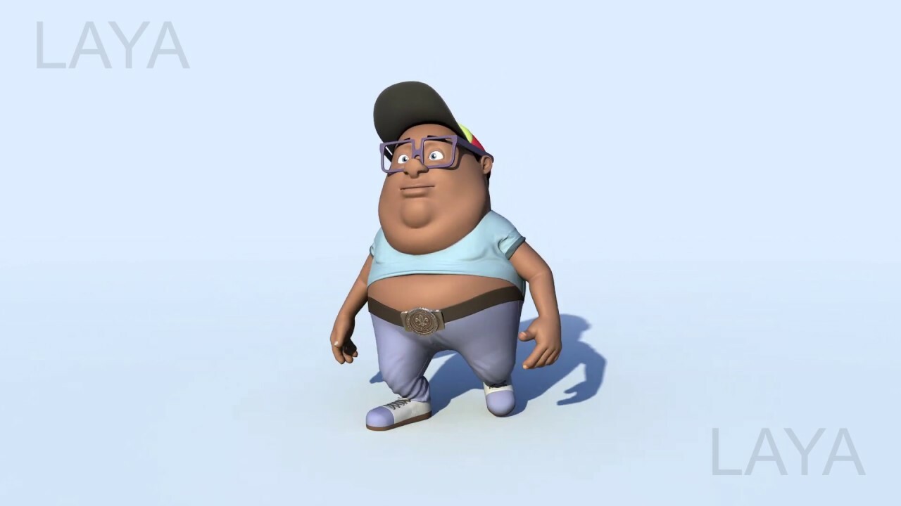 ArtStation - 3d chubby character walkcycle