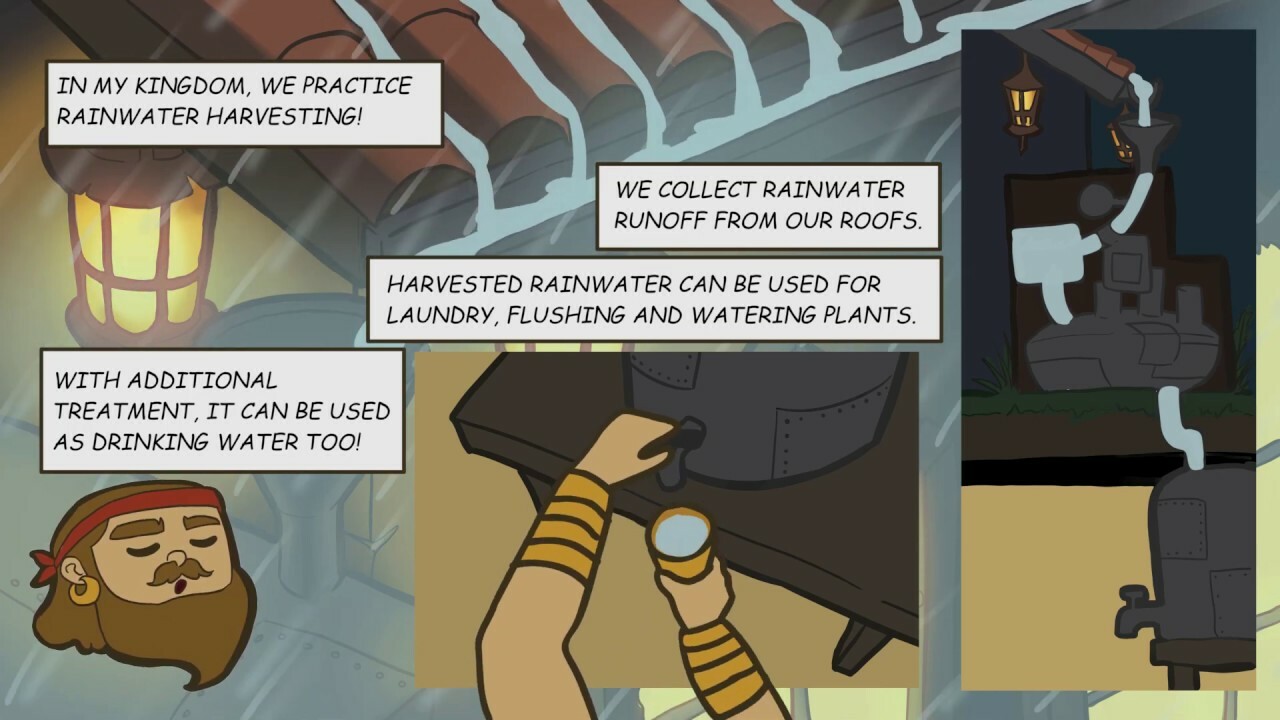 ArtStation - Rainwater Harvesting Motion Comic