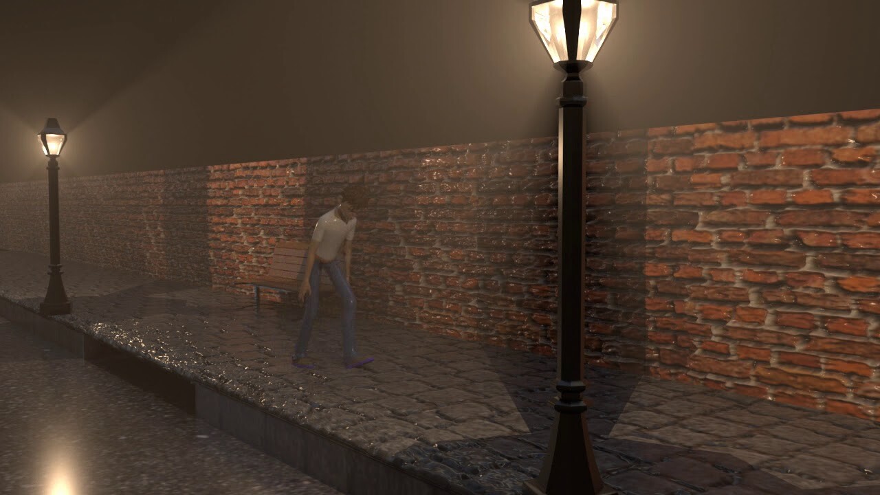 ArtStation - First Ever Sad Walk Cycle