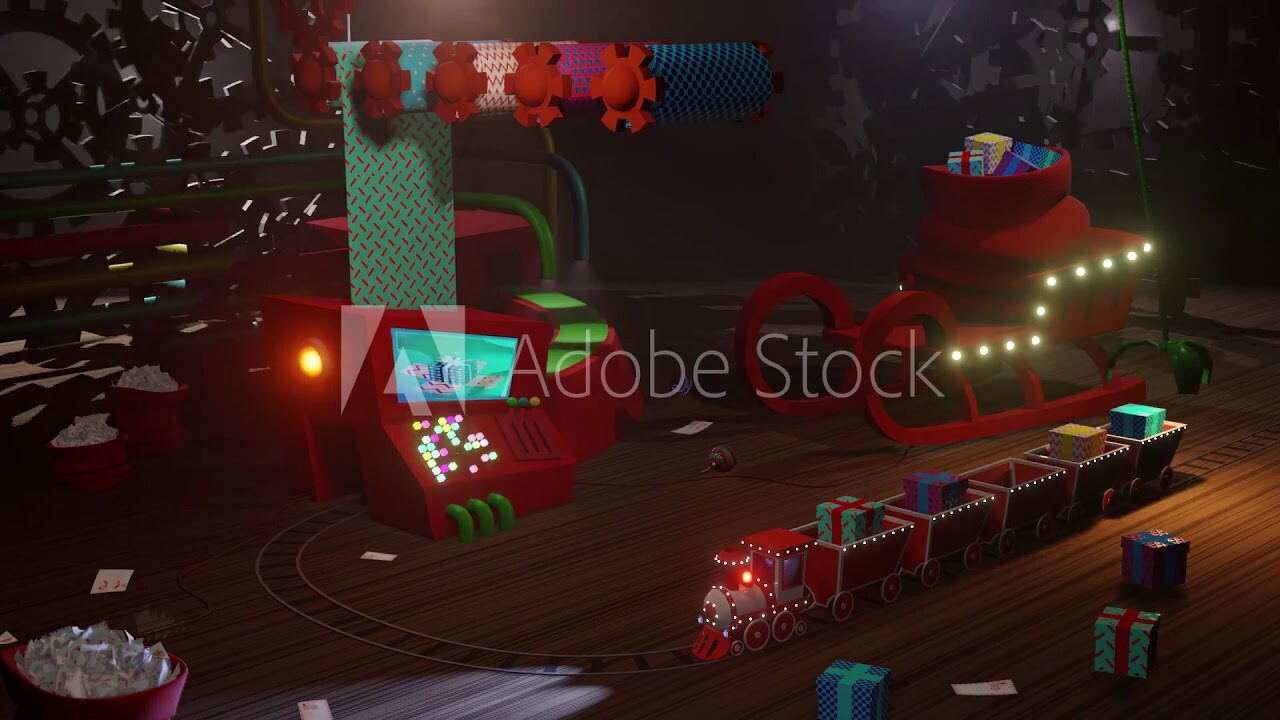 ArtStation - Santa's christmas factory