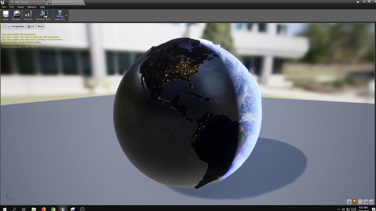 ArtStation - Customizable Planet Material Blueprint