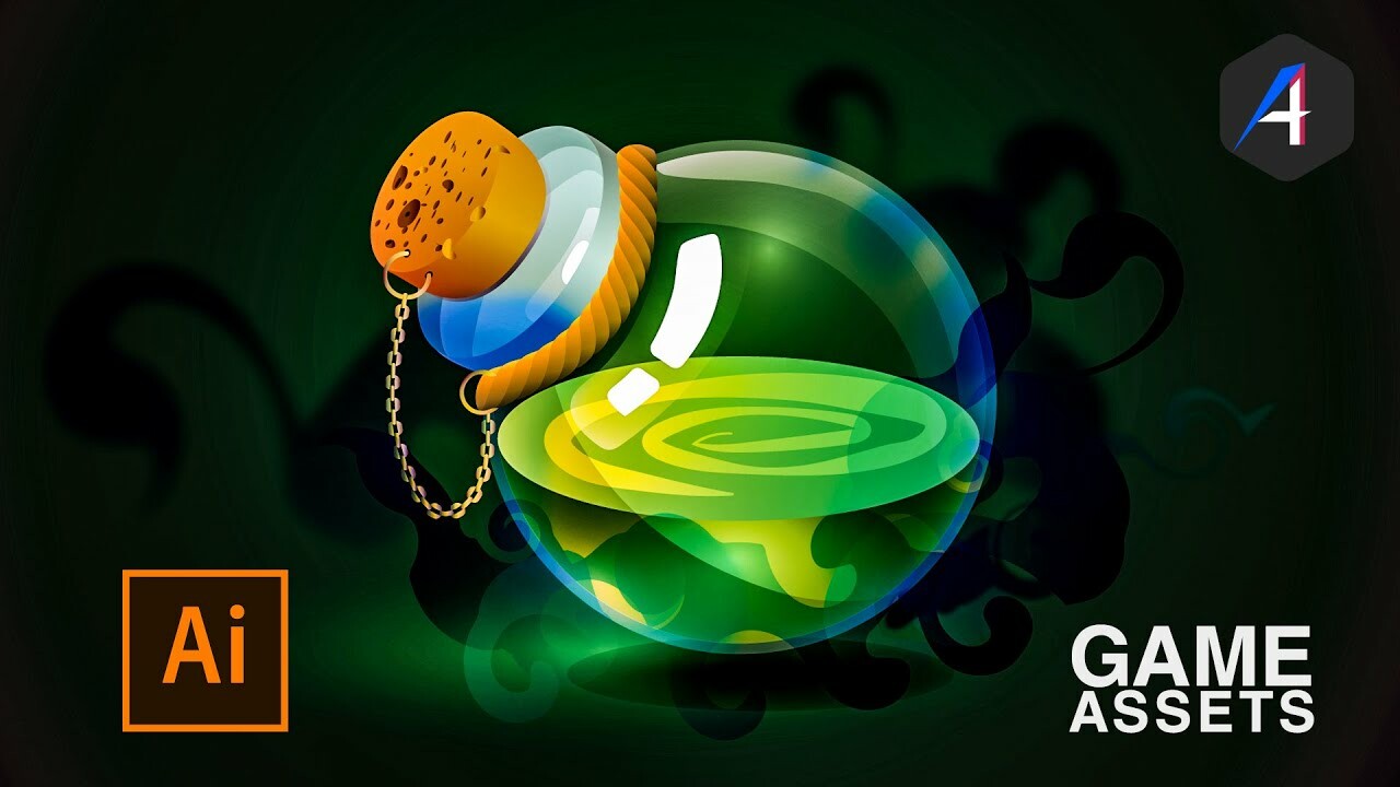 ArtStation - creative 2D game assets. Game designing tutorial.