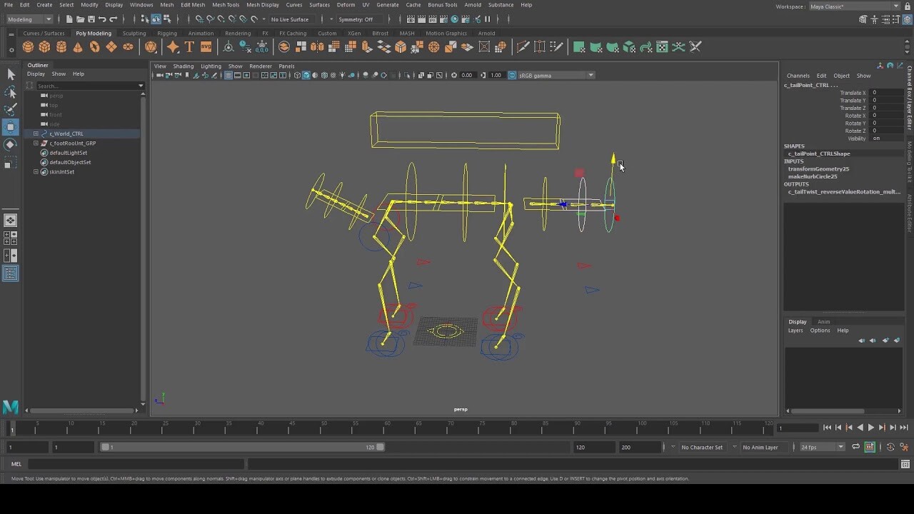 ArtStation - Quadruped Autorig