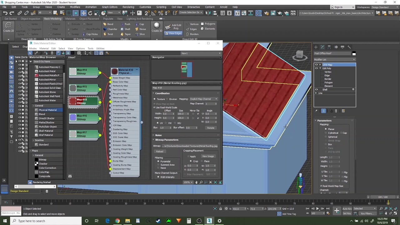 ArtStation - Small Town - 3ds Max Architectural Exercise