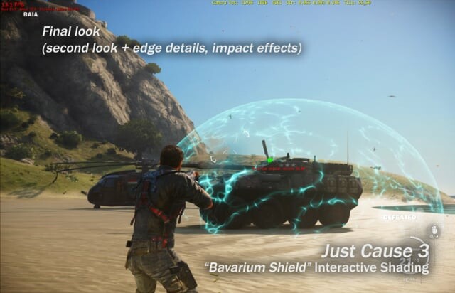 ArtStation - Just Cause 3 - “Bavarium Shield” Interactive Shading