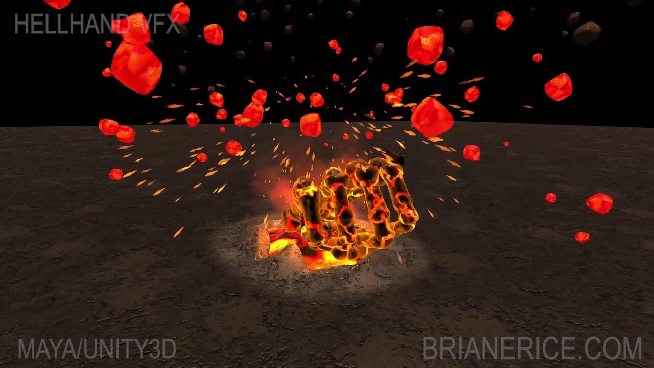 ArtStation - Hell Hand VFX and Animation