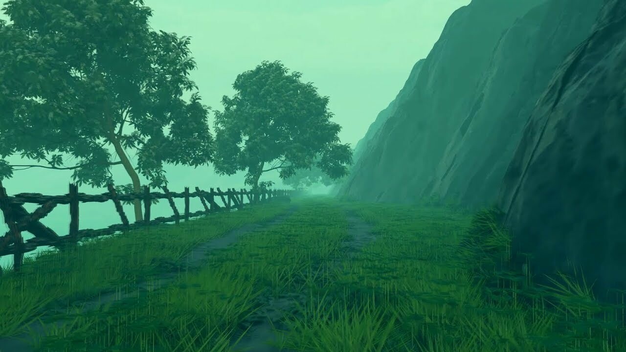 ArtStation - Mountain Cliff Landscape in Blender 2.8