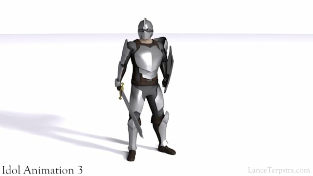 ArtStation - Knight Animation Loop Reel