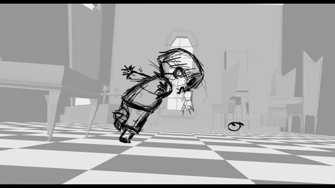 ArtStation - Klaus "Boy chasing Frog" Netflix| Victor Ens