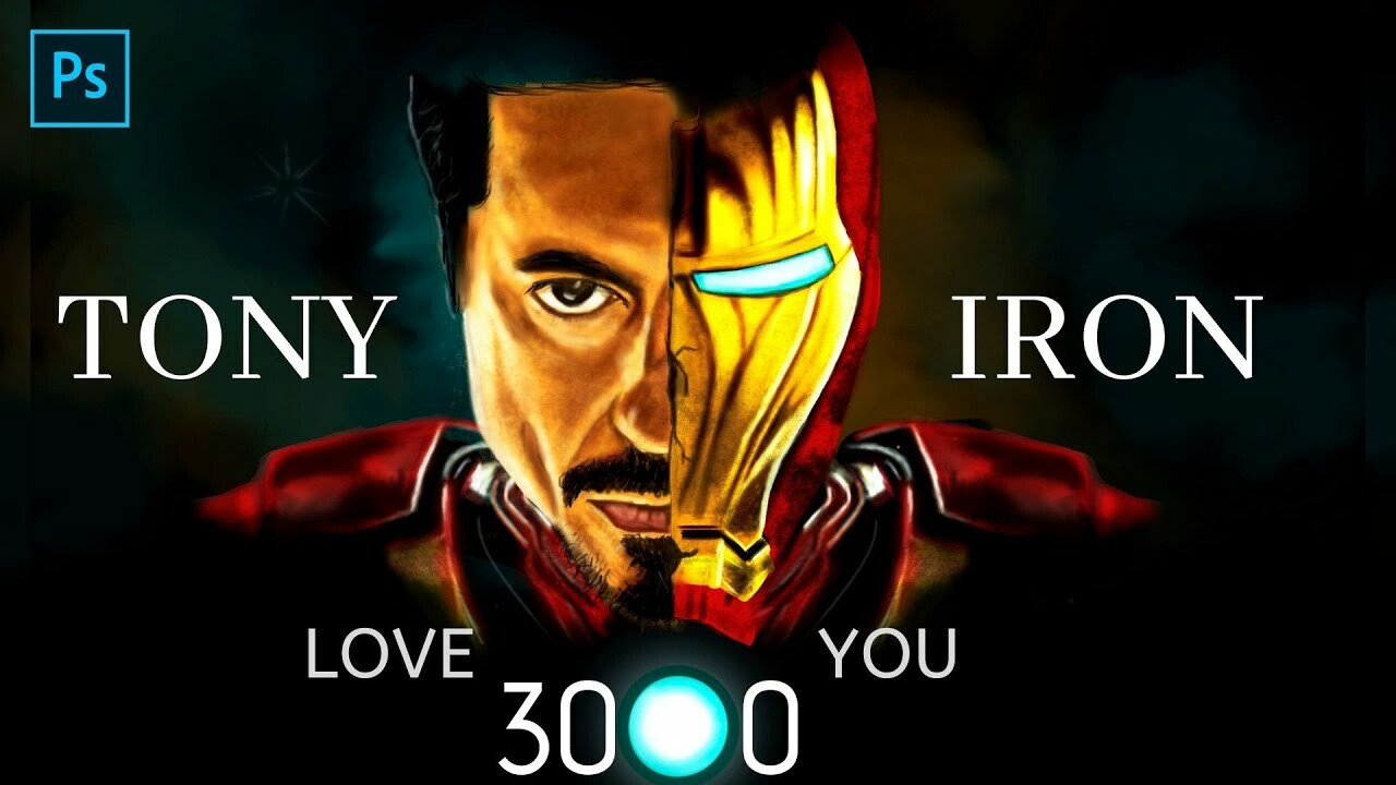 Harish R - Digital Art I Tony I Iron I