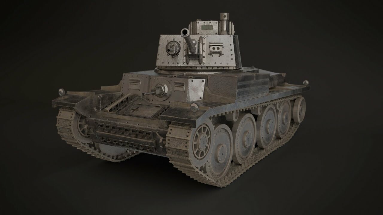 ArtStation - 3D Asset - Panzer 38(t)
