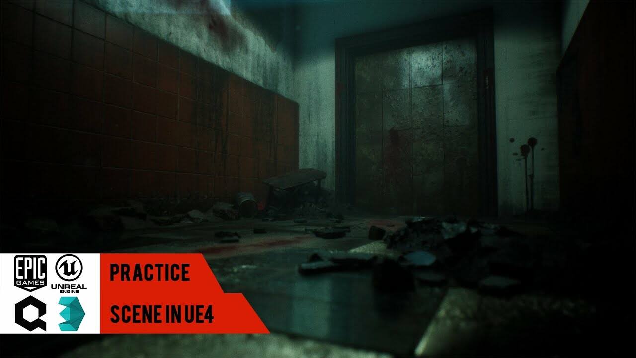 ArtStation - Unreal Engine 4/Quixel/3dsMax/Scene in UE4/Horror atmosphere