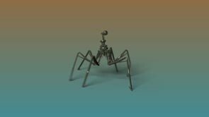 ArtStation - Spider Robot Walk Cycle