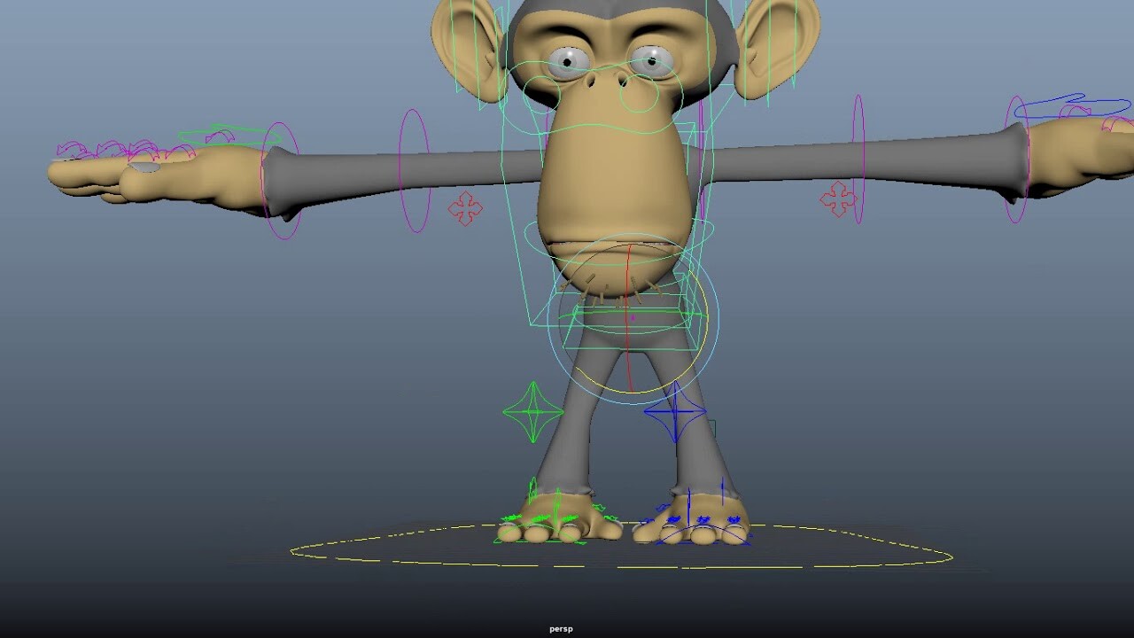 ArtStation - Monkey Character Rig