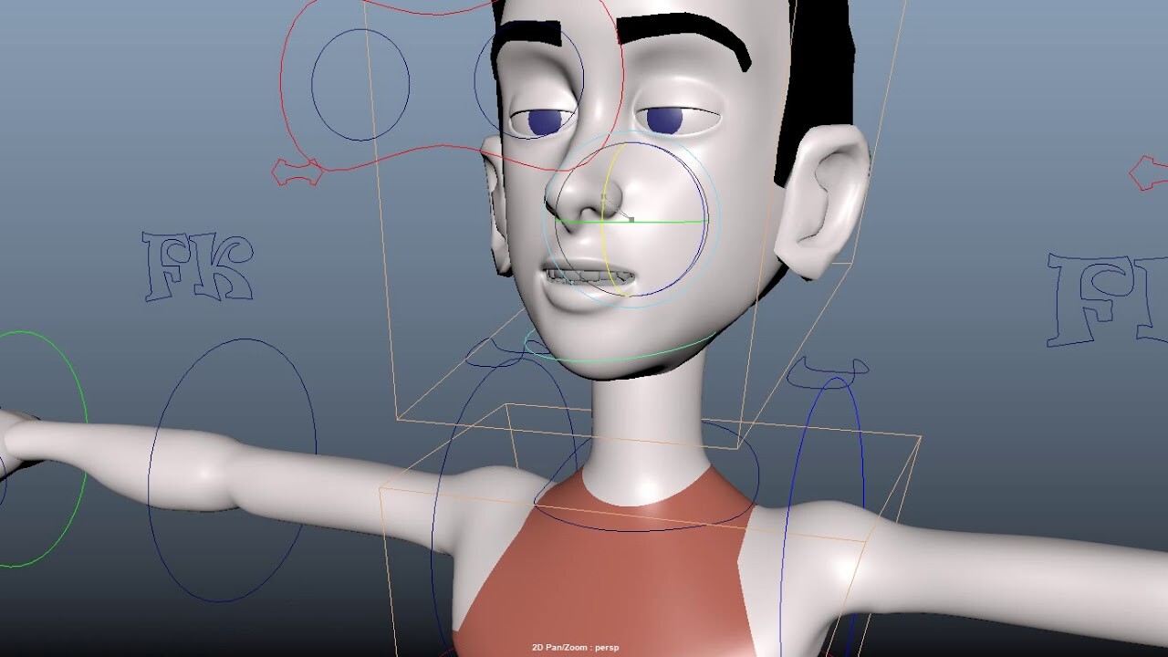 ArtStation - Cartoon Character Rig