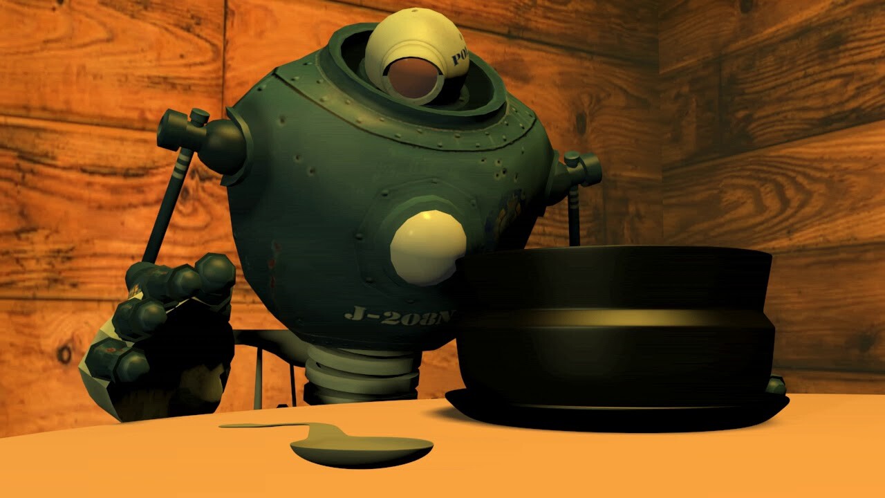 ArtStation - Robot Dinner Scene