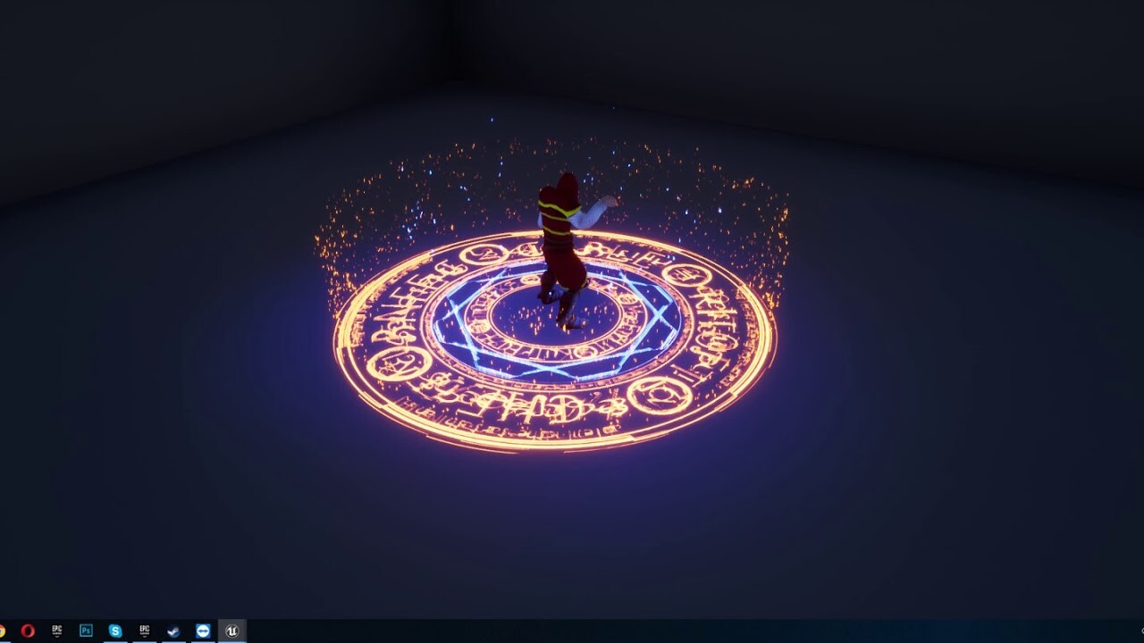 ArtStation - Niagara FX (Magic circle spell)
