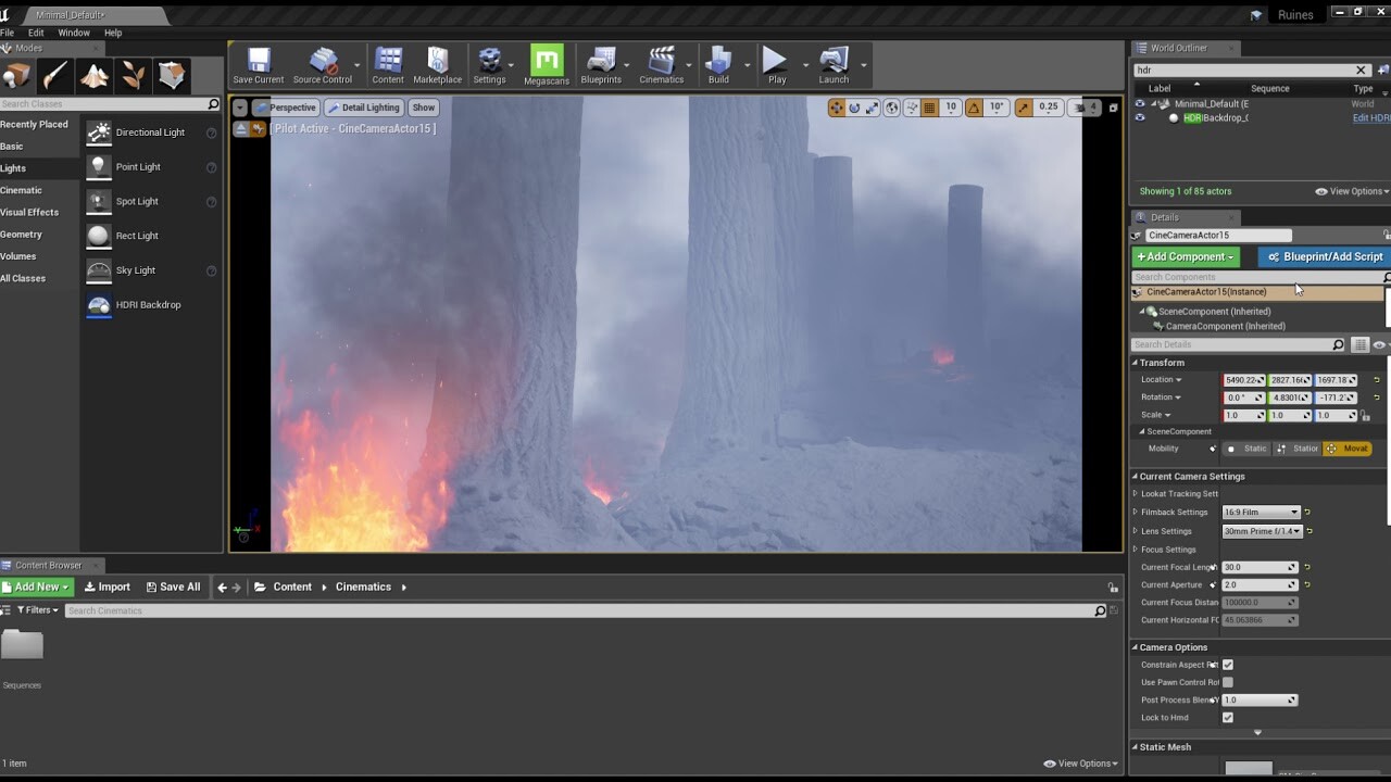 ArtStation - UE4 Runes scene continues