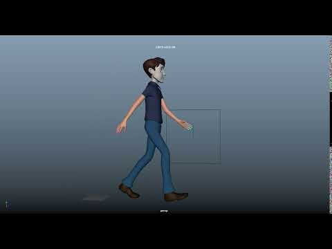 ArtStation - Vanilla Walk Cycle 3D Animation; School Assignment