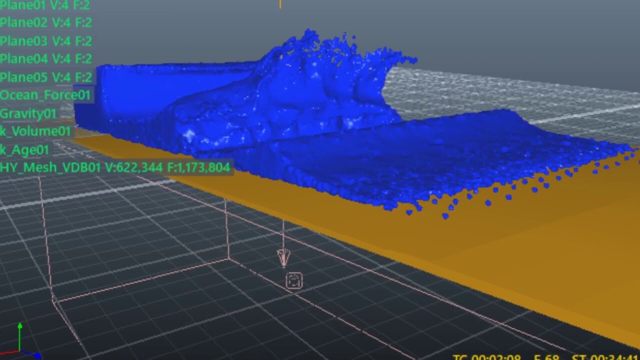 ArtStation - first ocean simulating