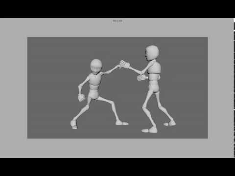 ArtStation - Fighting animation