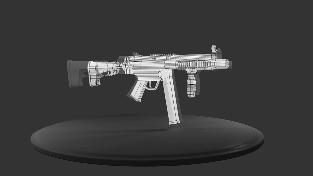 ArtStation - MP5 Modelling